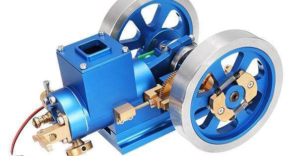 stirling engine full metal combustion engine hit & miss gas model ...