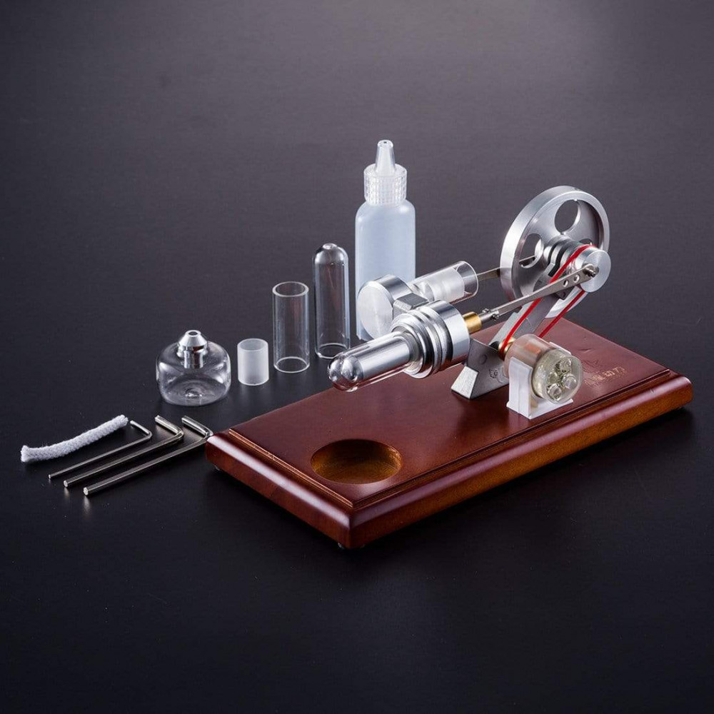 stirling engine kit hot air engine model education toy electricity ...