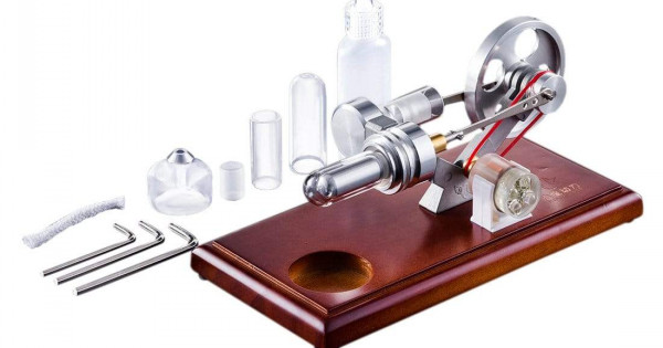 stirling engine kit hot air engine model education toy electricity ...