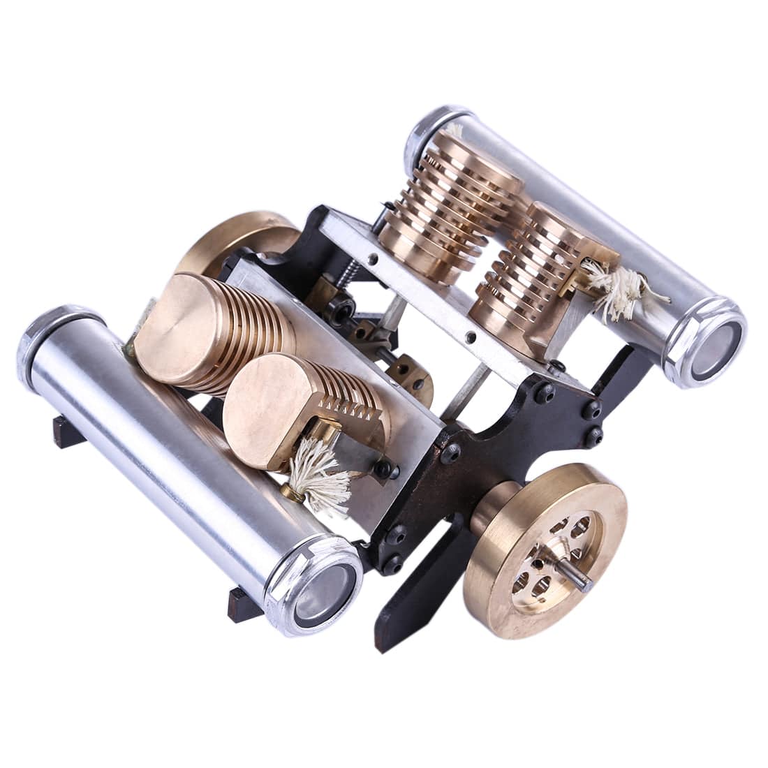 stirling engine kit v-shape four-cylinder vacuum suction v4 engine ...