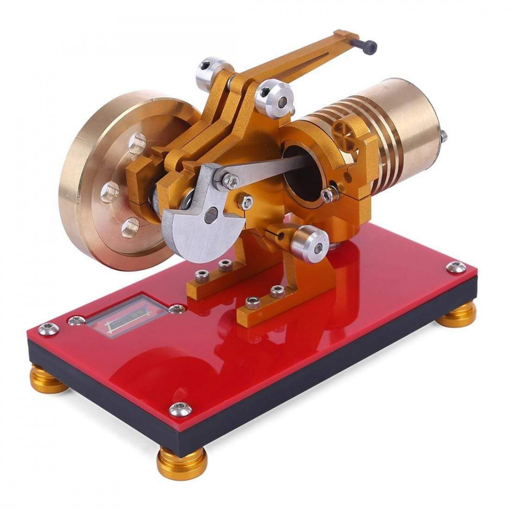 stirling engine model kit aluminum alloy anodized flame engine ...