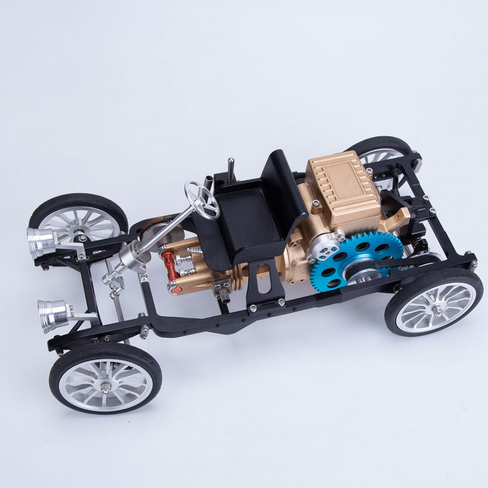 teching single cylinder steam car assembled model building kits used ...