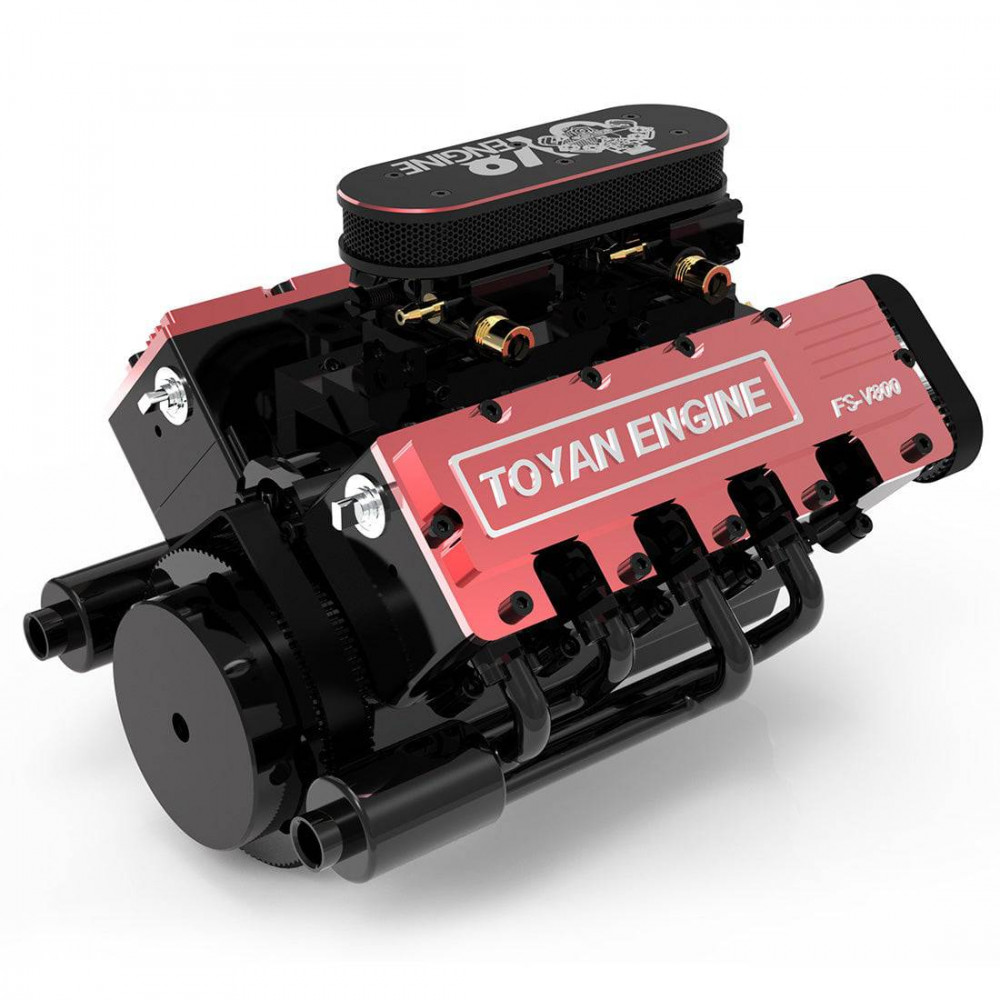 toyan v8 nitro engine fs-v800 rc engine model building kits 28cc - 10042
