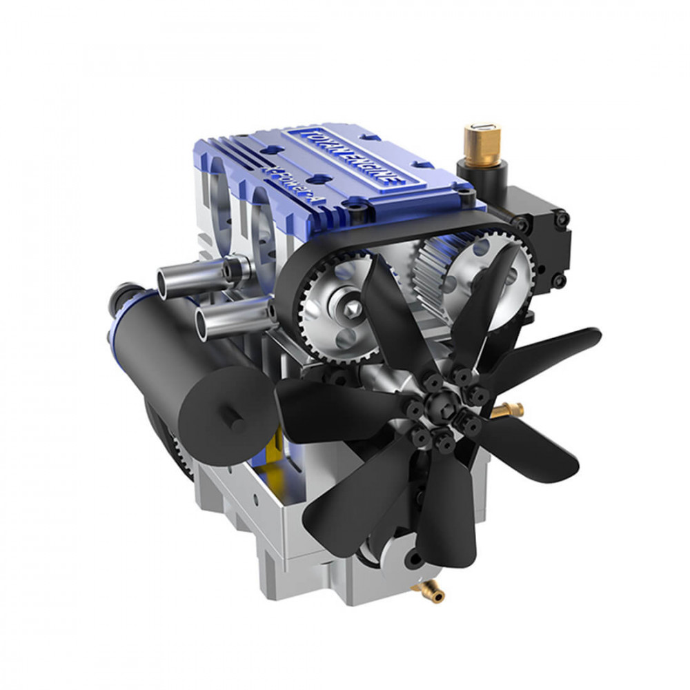 toyan x-power 2-cylinder 4-stroke kit diy build rc car engine fs-l200w ...