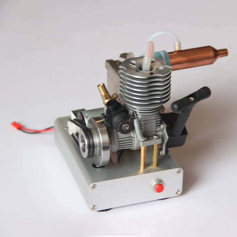 vx level 15 single cylinder 2-stroke methanol engine to 12v gasoline ...