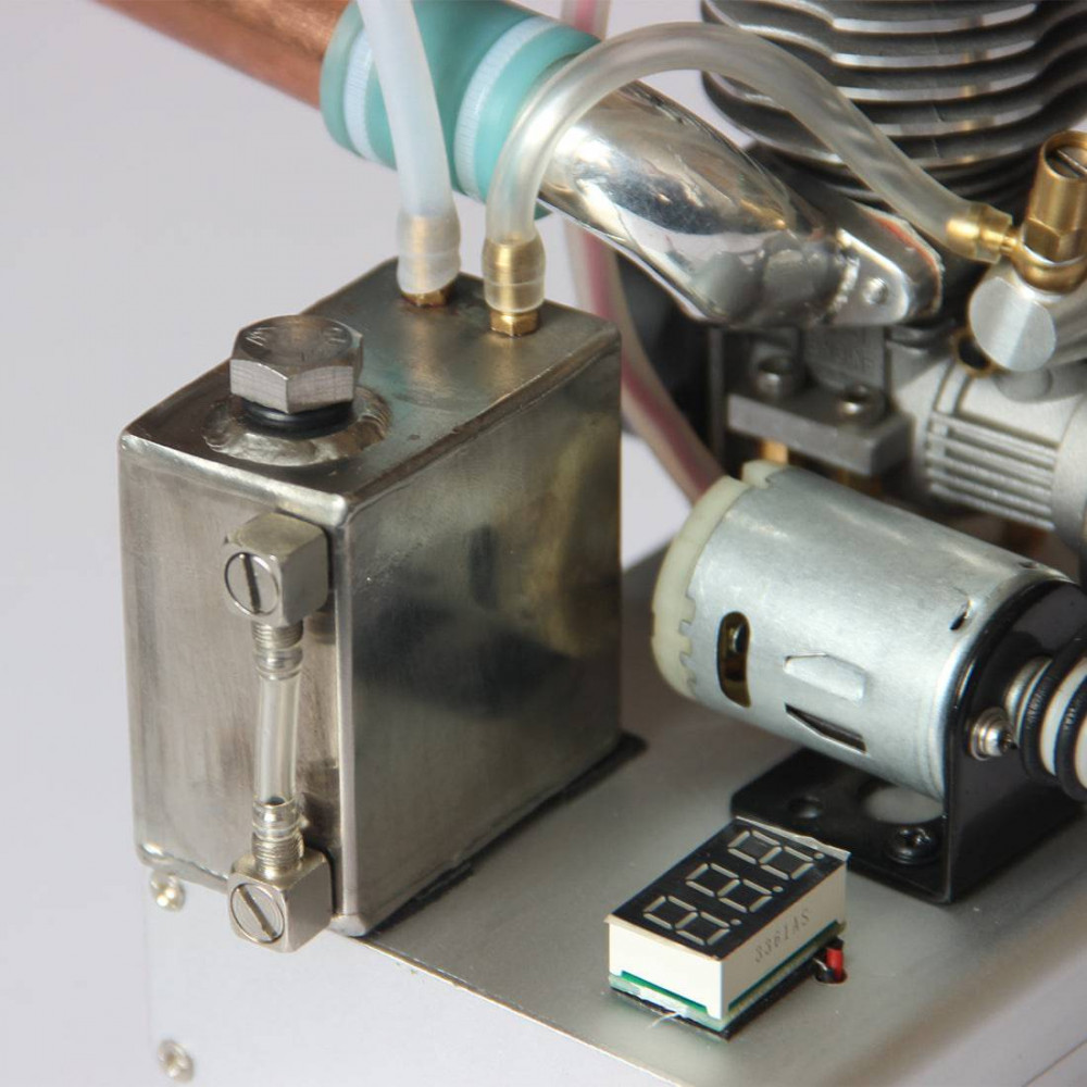 vx level 15 single cylinder 2-stroke methanol engine to 12v gasoline ...